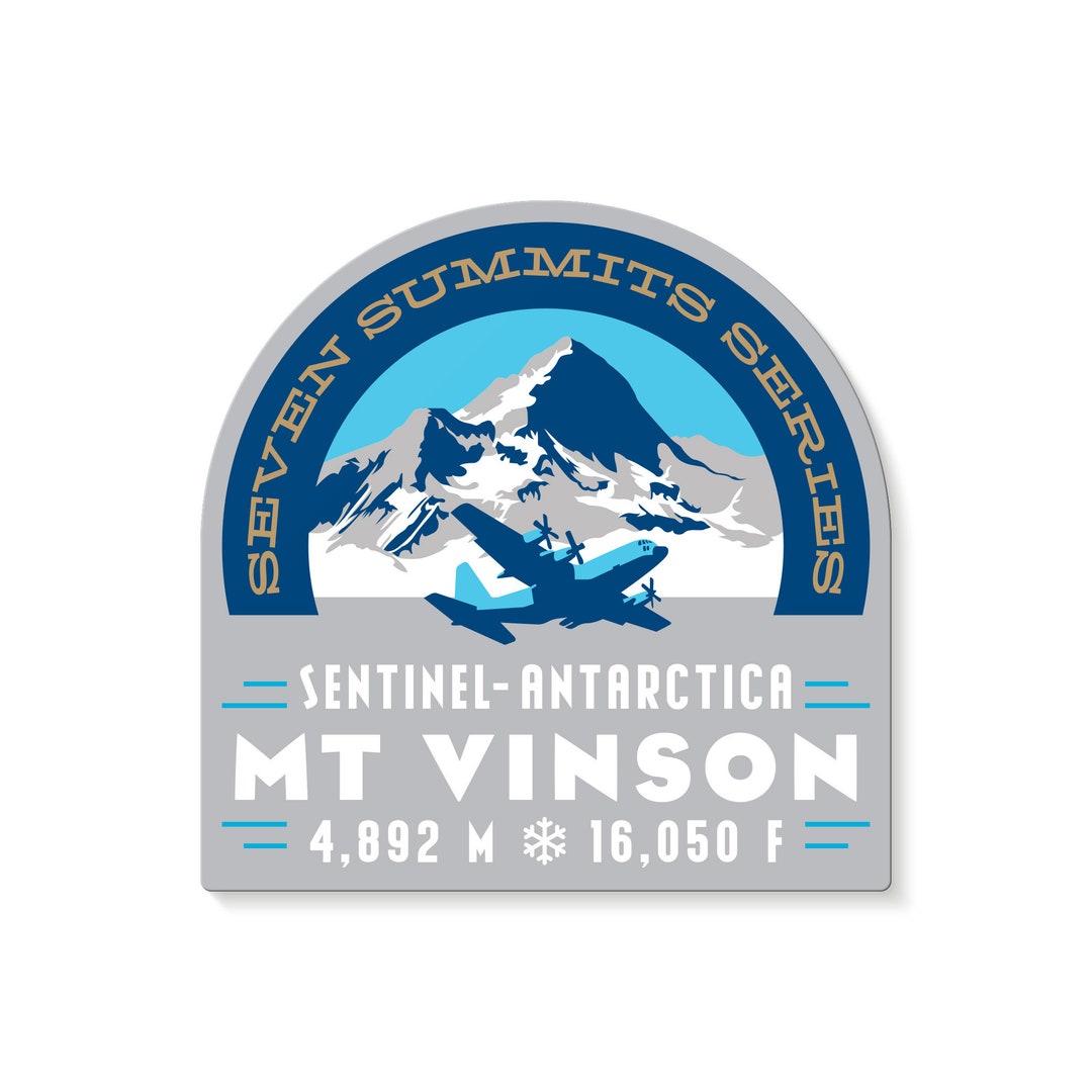 Mt Vinson Seven Summits Sticker - Etsy