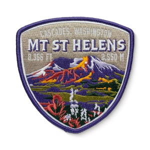Mt St Helens Cascades Patch - Etsy