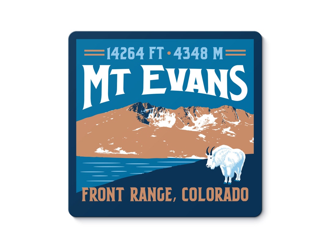 Mt Evans Colorado 14er Sticker - Etsy