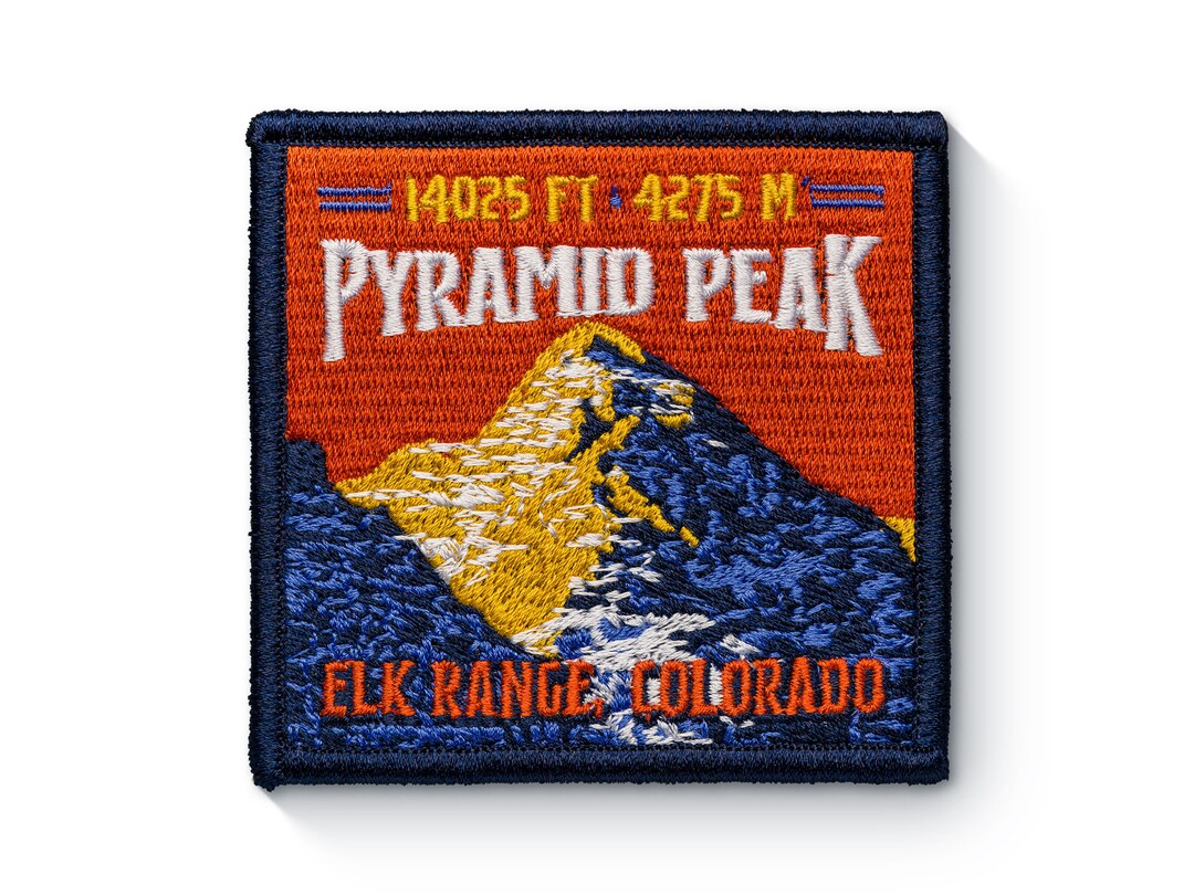 Pyramid Peak Colorado 14er Patch - Etsy