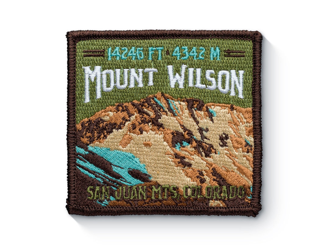 Mount Wilson Colorado 14er Patch - Etsy