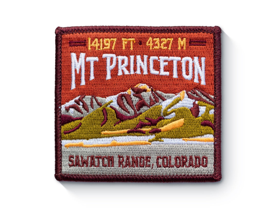 Mt Princeton Colorado 14er Patch - Etsy