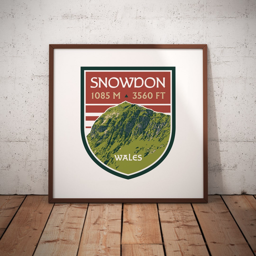 Snowdon Wales Poster Print - Etsy