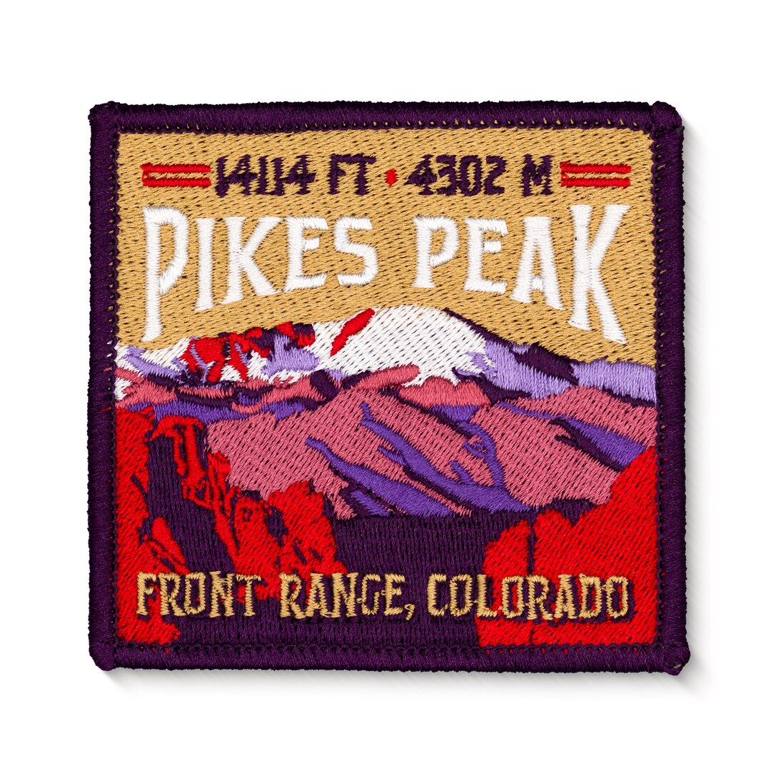 Pikes Peak Colorado 14er Patch - Etsy
