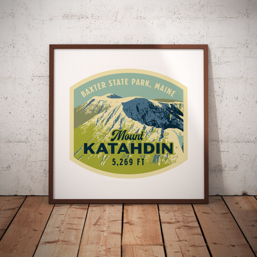 Mount Katahdin Art Print - Etsy