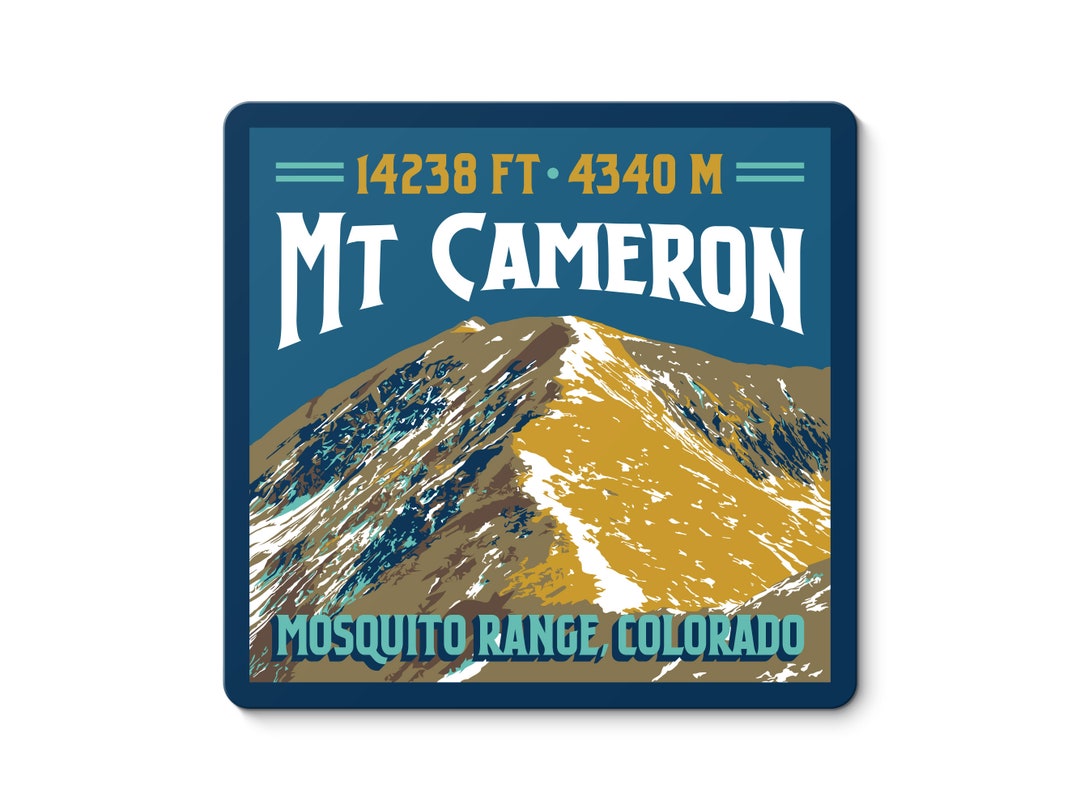 Mt Cameron Colorado 14er Sticker - Etsy