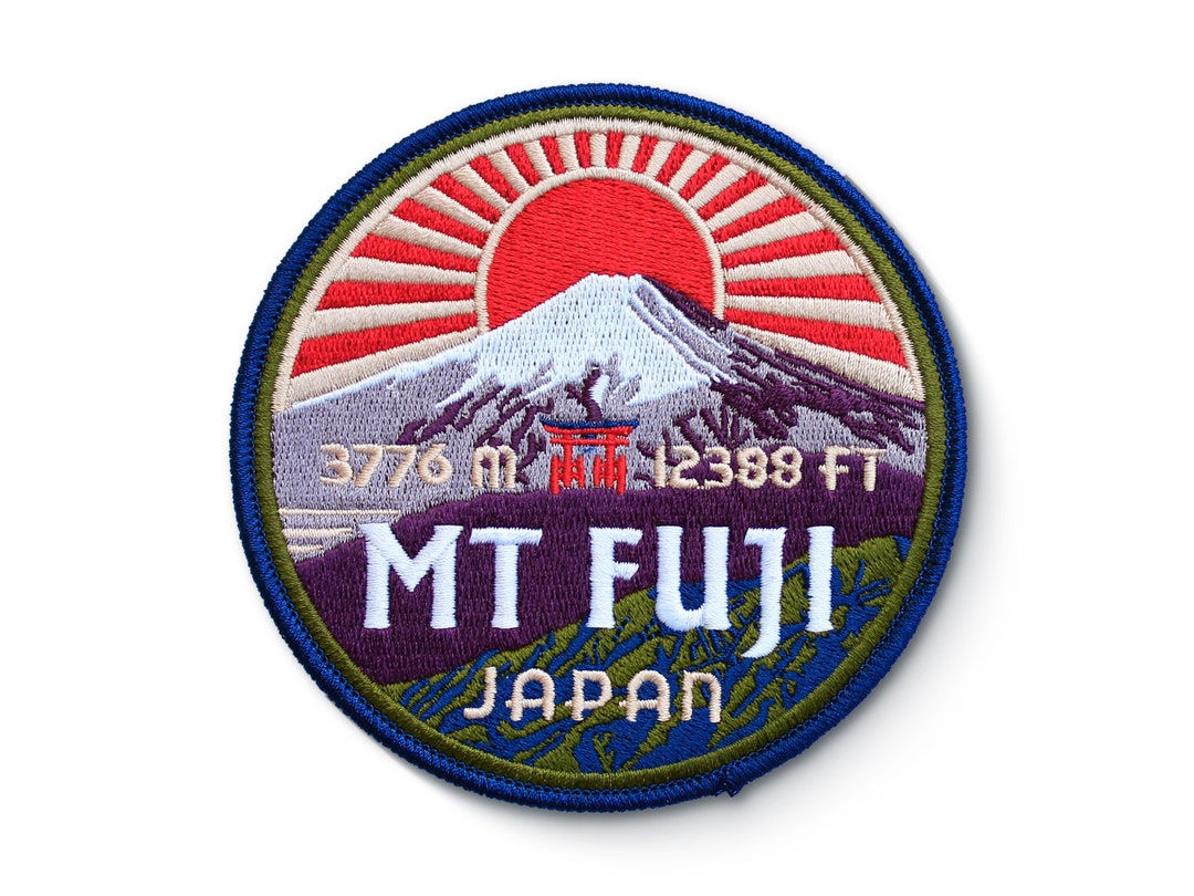 Mt Fuji Japan Patch - Etsy