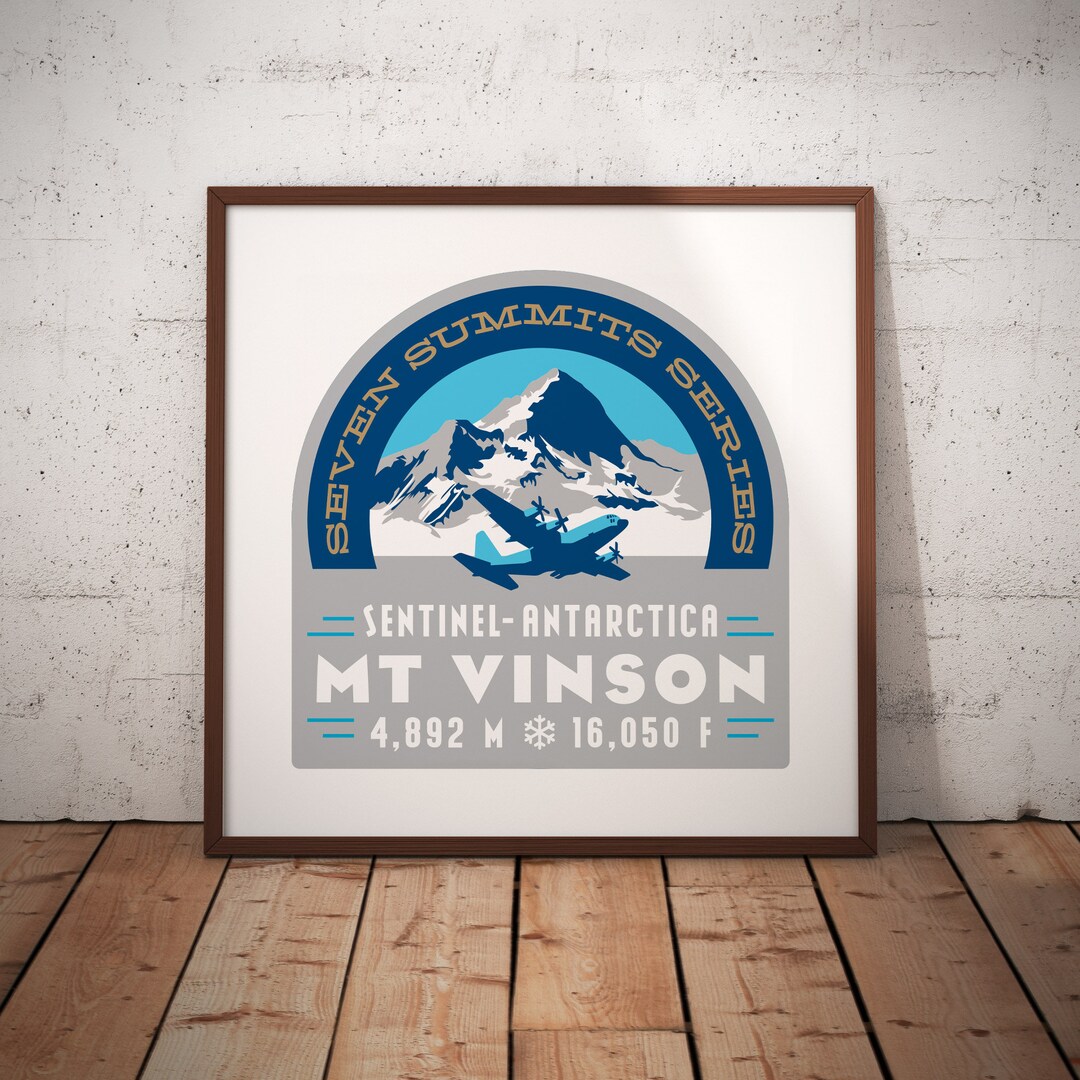 Mt Vinson Seven Summits Poster Print - Etsy