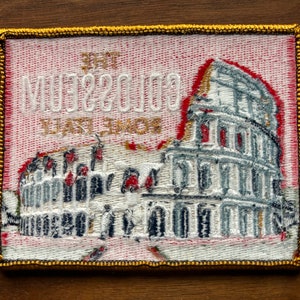 The Colosseum Rome Italy Patch - Etsy