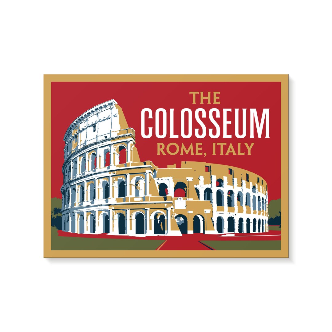 The Colosseum Rome Italy Sticker - Etsy