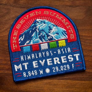 Mt Everest Seven Summits Patch - Etsy