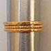 Bold Statement 3 stackable 14k GF rings Hammered | Etsy