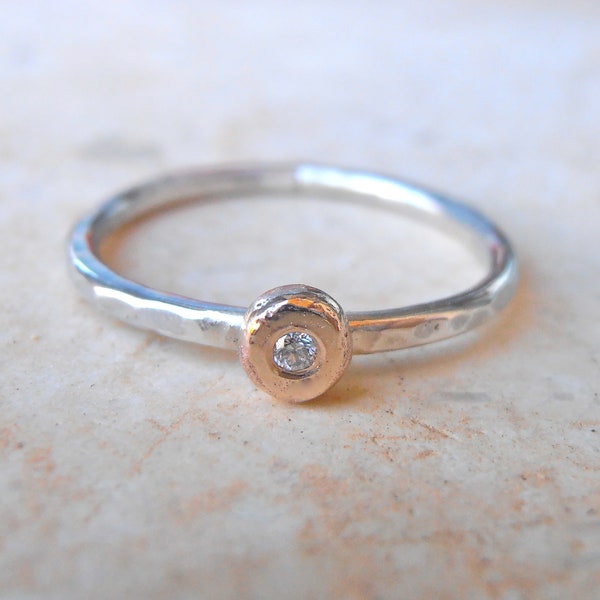 Gold Pebble Ring - Etsy