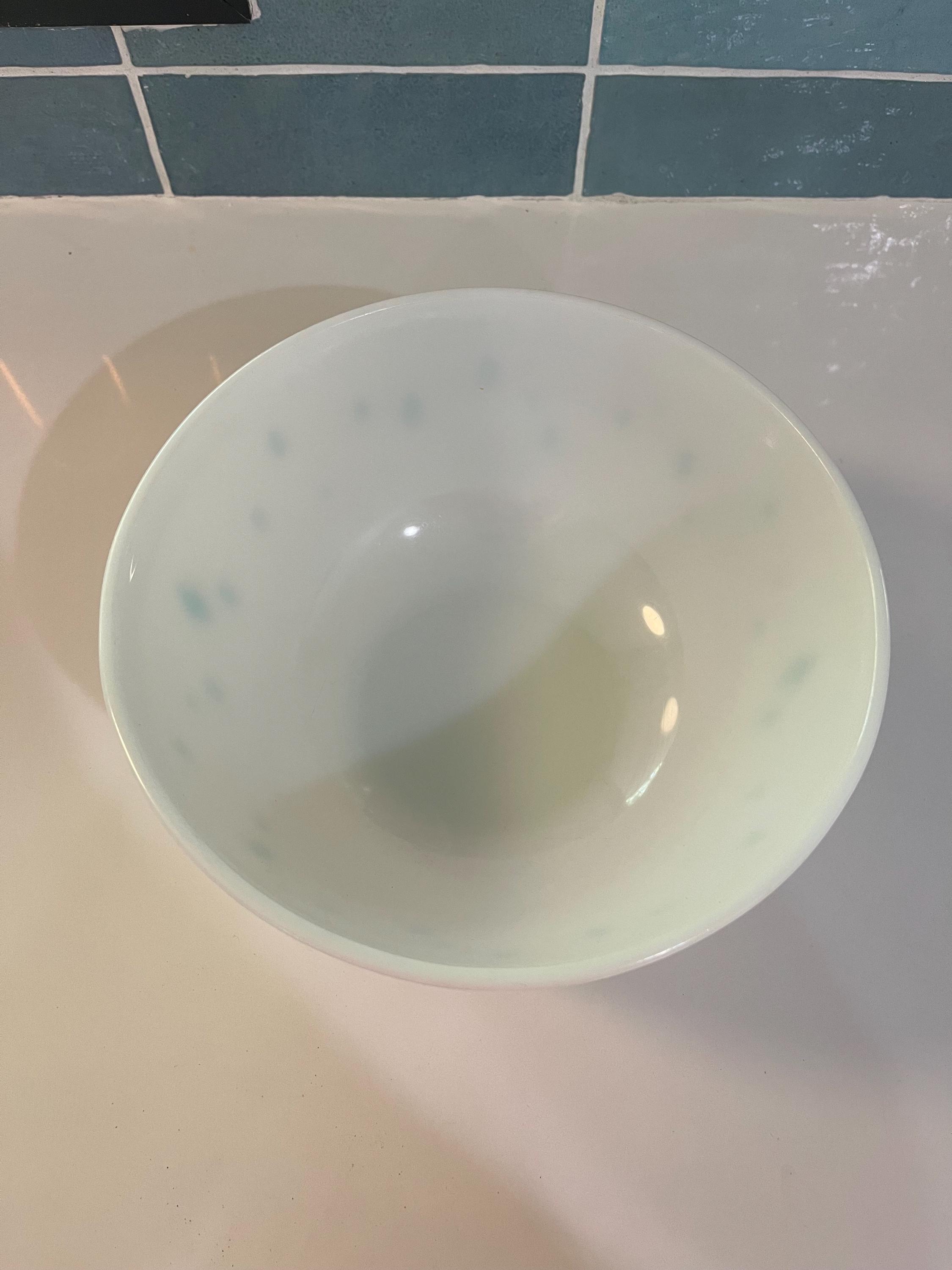Rare Unmarked Pyrex Dainty Maid Teal Diamonds Bowl 1959 - Etsy
