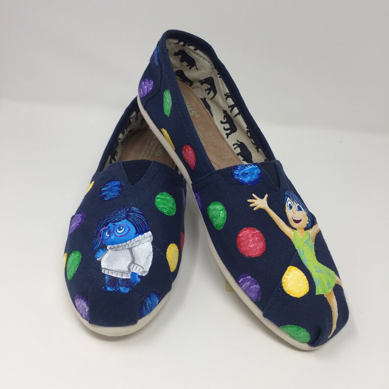 Inside Out Shoes. Inside Out Toms. Sadness & Joy. Always Be | Etsy