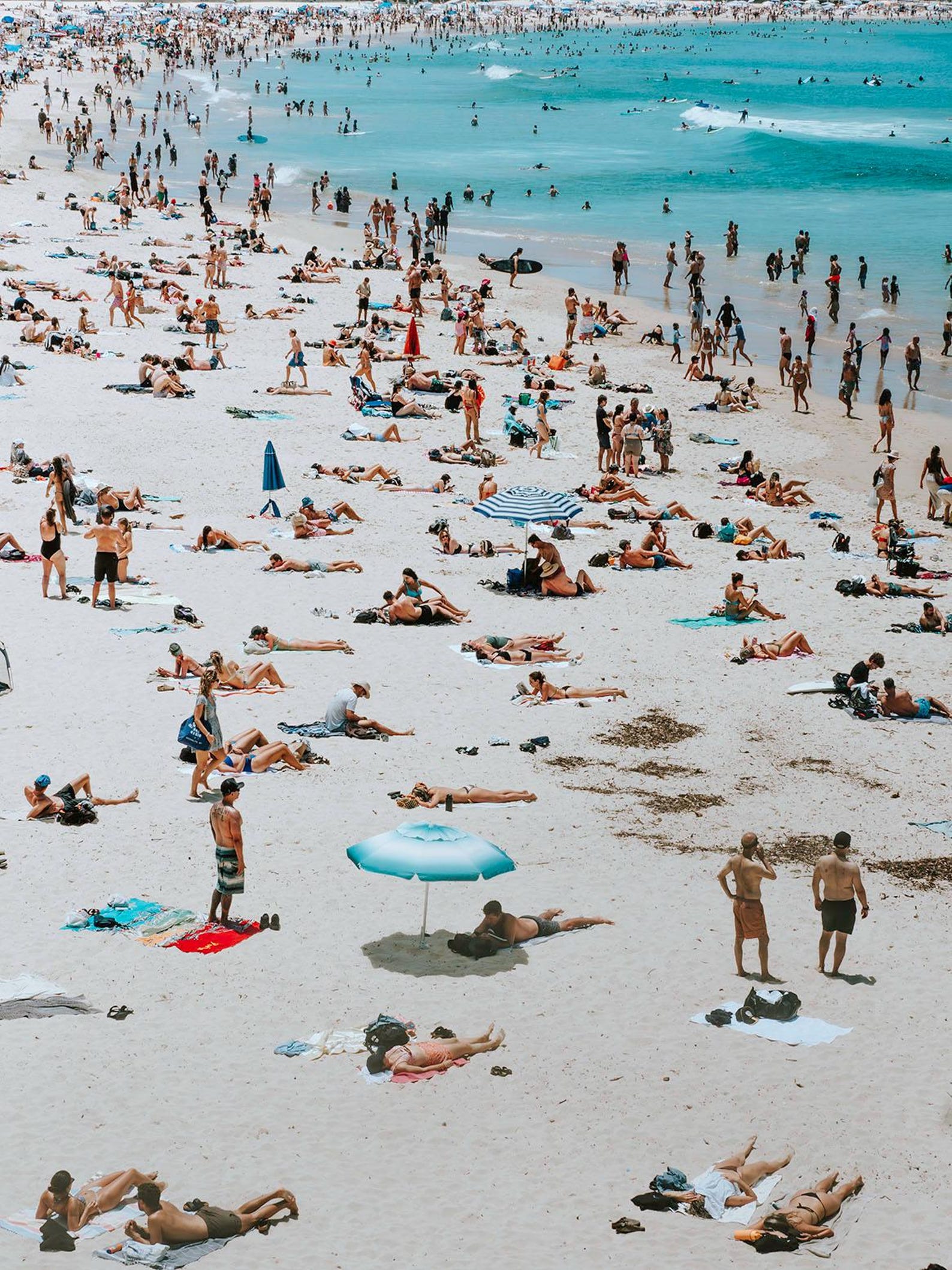 Bondi Beach Print: Busy Australian Beach Photography - Etsy