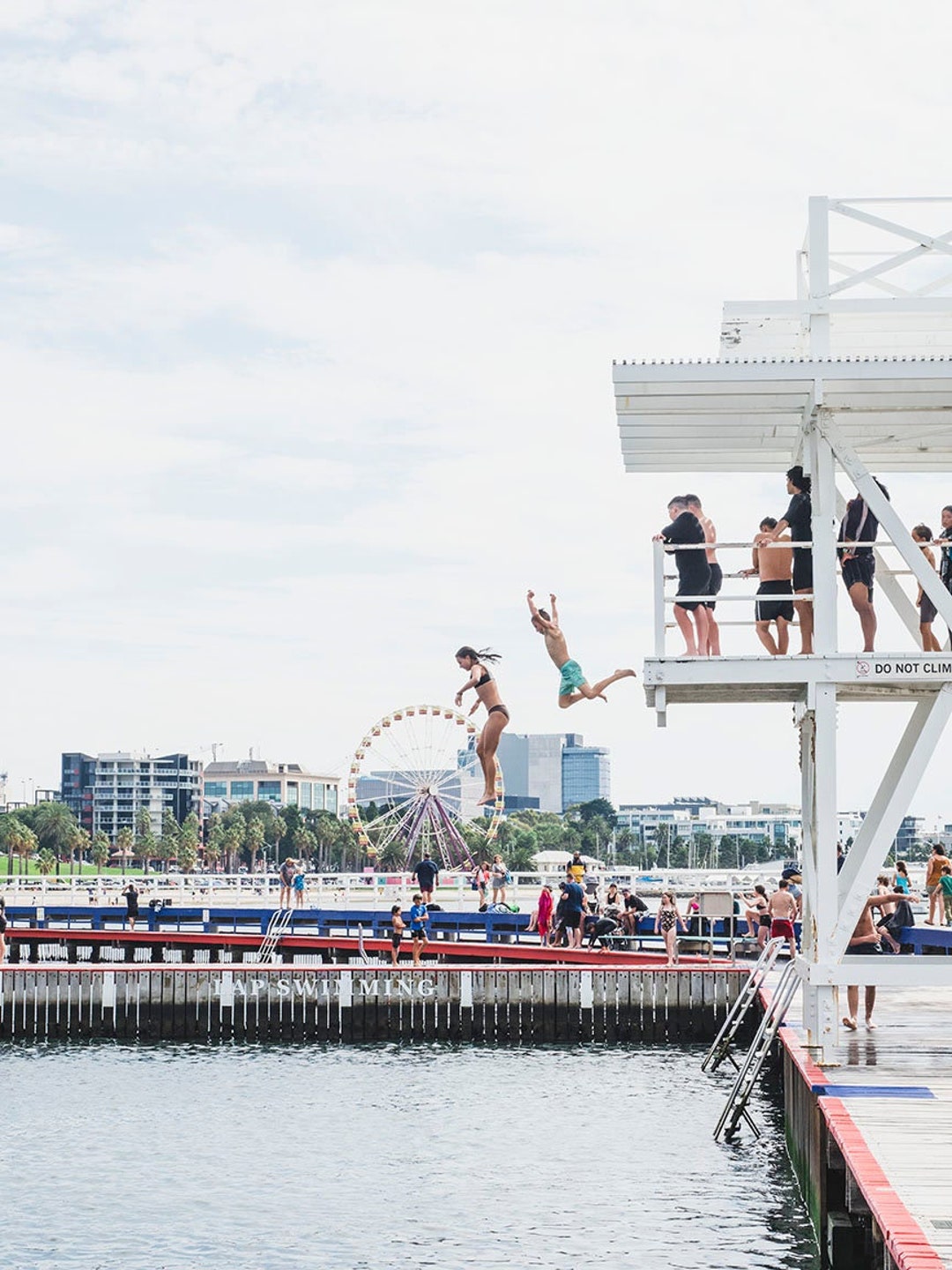 Melbourne Geelong Pool Print- Kids Room Wall Art, Beach Photography ...