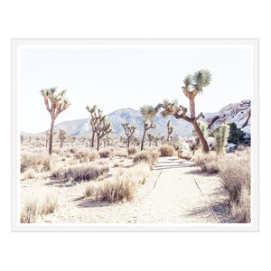 Joshua Tree Photo Boho Print, Joshua Tree, California Desert Landscape ...
