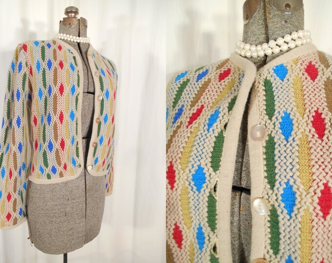 Vintage 1950s Sweater 50s Pin up Cardigan / High Waist - Etsy