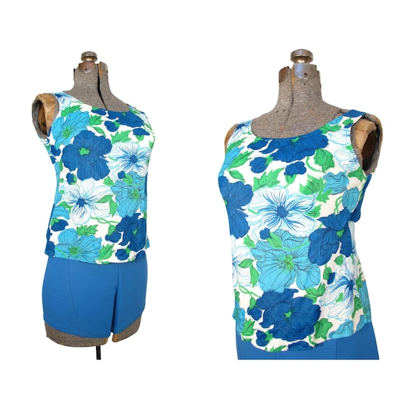 1960s Vintage Bathing Suit, Hawaiian 60s Two Piece Sw… - Gem