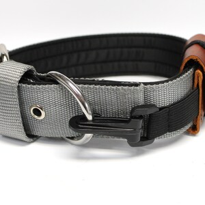 Dog Tag Collar Pouch / Brown Leather Pet Tag Silencer - Etsy