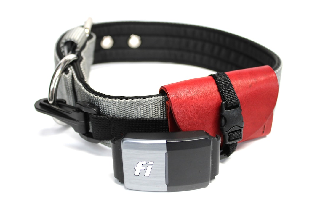 Fi 2 Series Tracker Pouch: Red - Leather- Comfortable and Durable ...