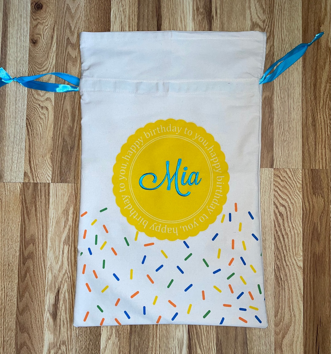 Personalized Birthday Sack - Birthday Bag - Gift Bag - Birthday Gift ...
