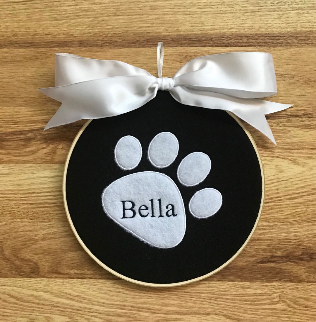 Pet Sign, Personalized Pet Sign, Paw Print Plaque, Paw Print Sign, Cat ...