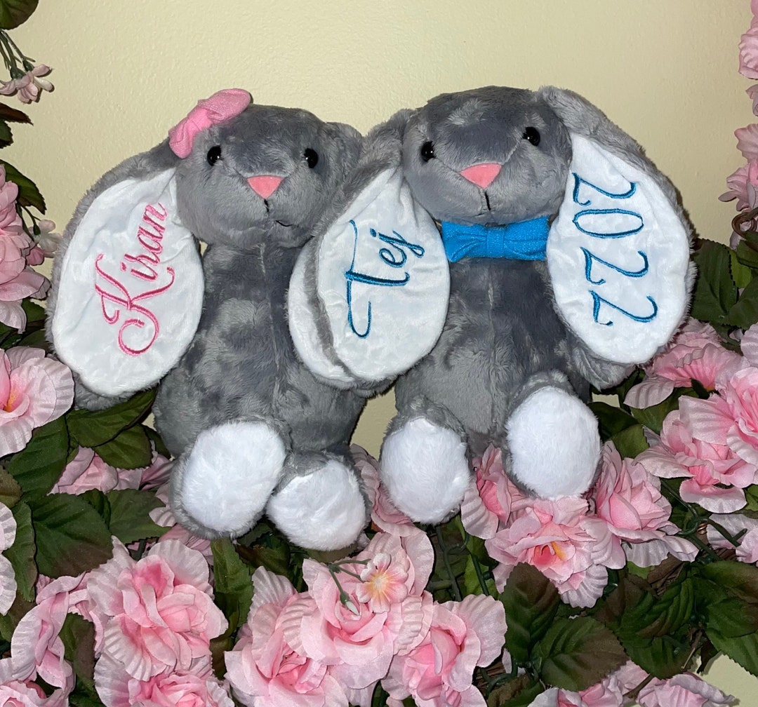 Personalized Easter, Personalized Bunny, Easter Bunny, Easter Plush ...