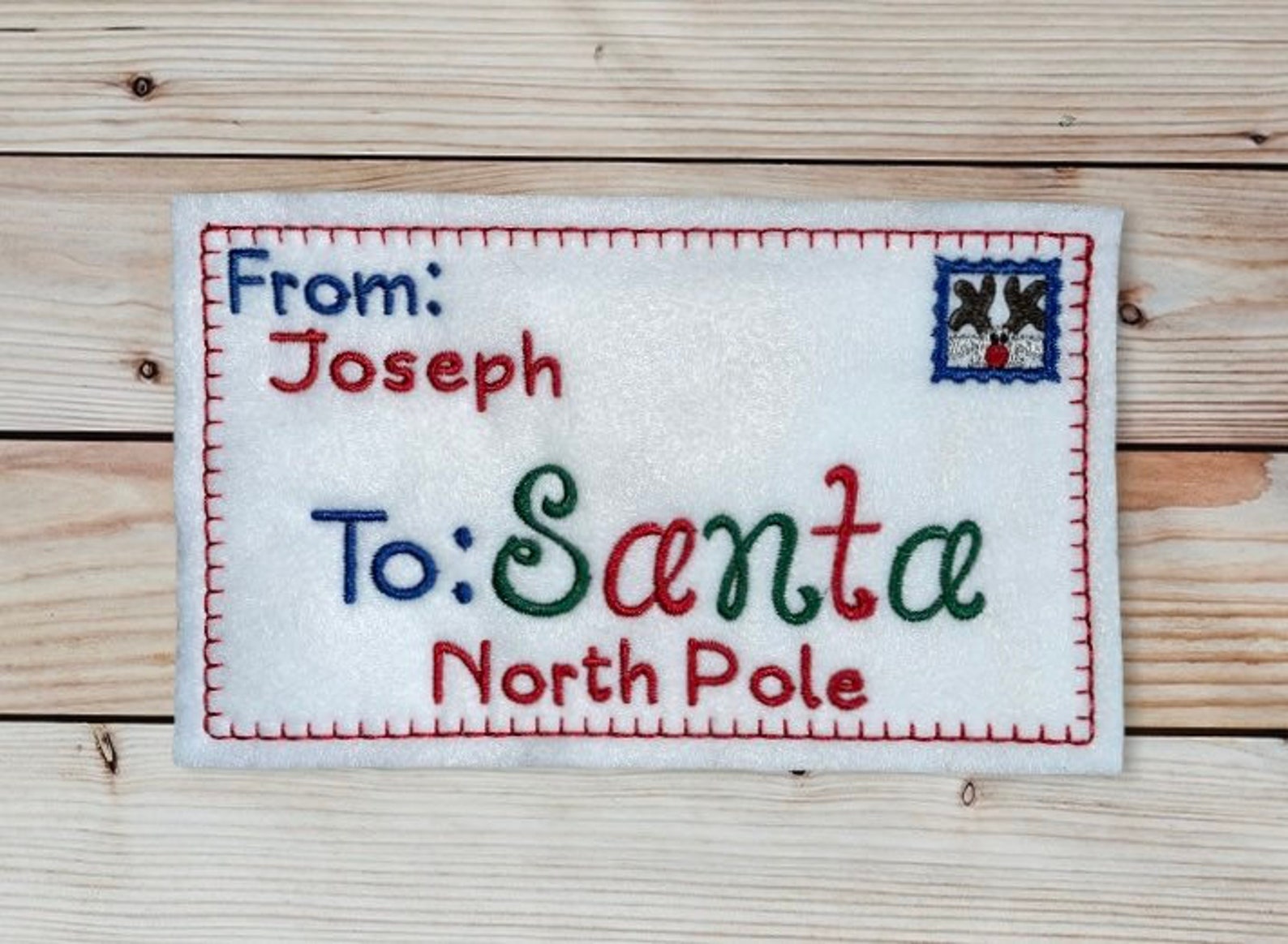 Personalized Santa Letter Envelope Letter to Santa Christmas - Etsy