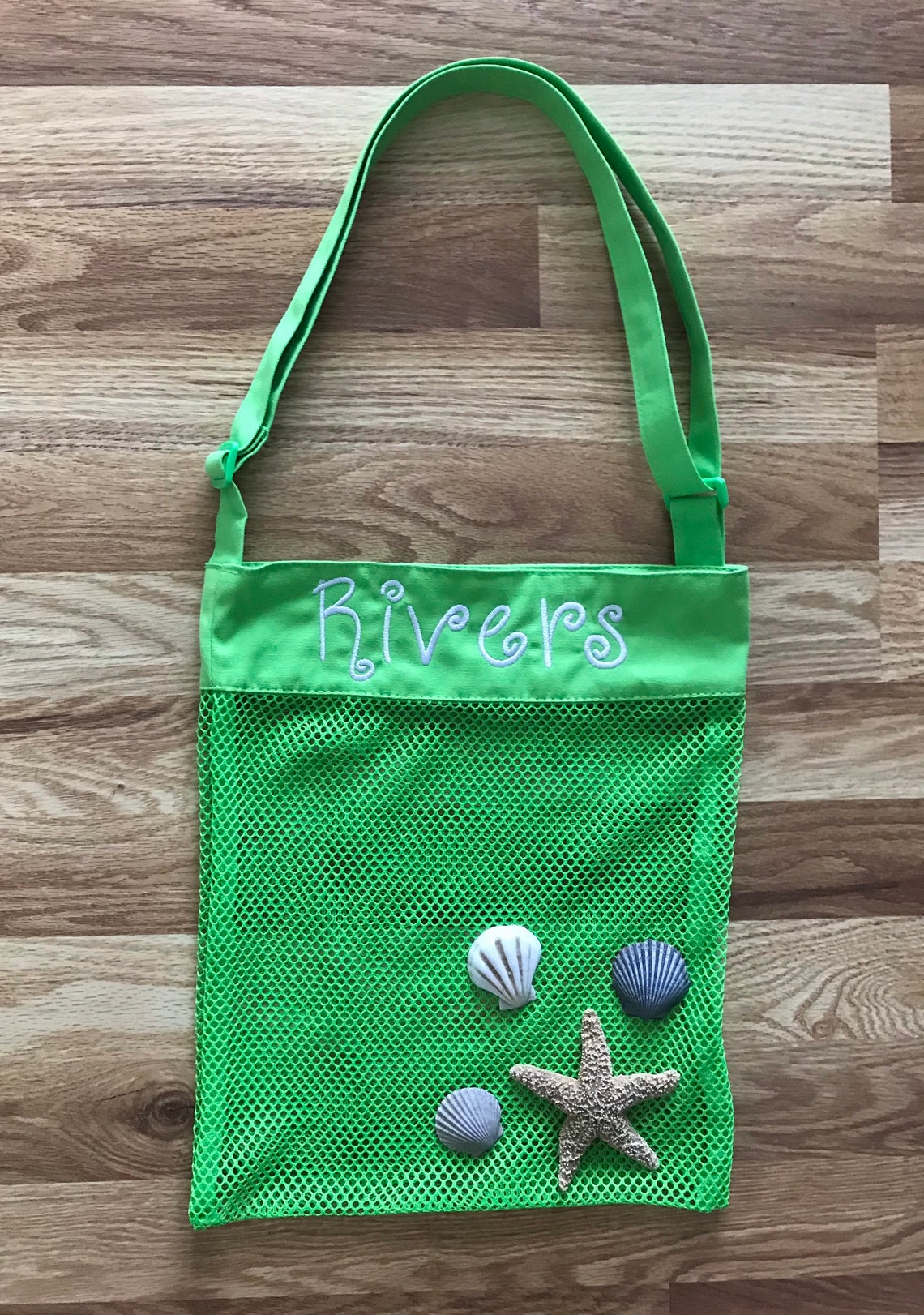 Seashell Collecting Bag, Kids Beach Bag, Seashell Mesh Bag, Bag for ...