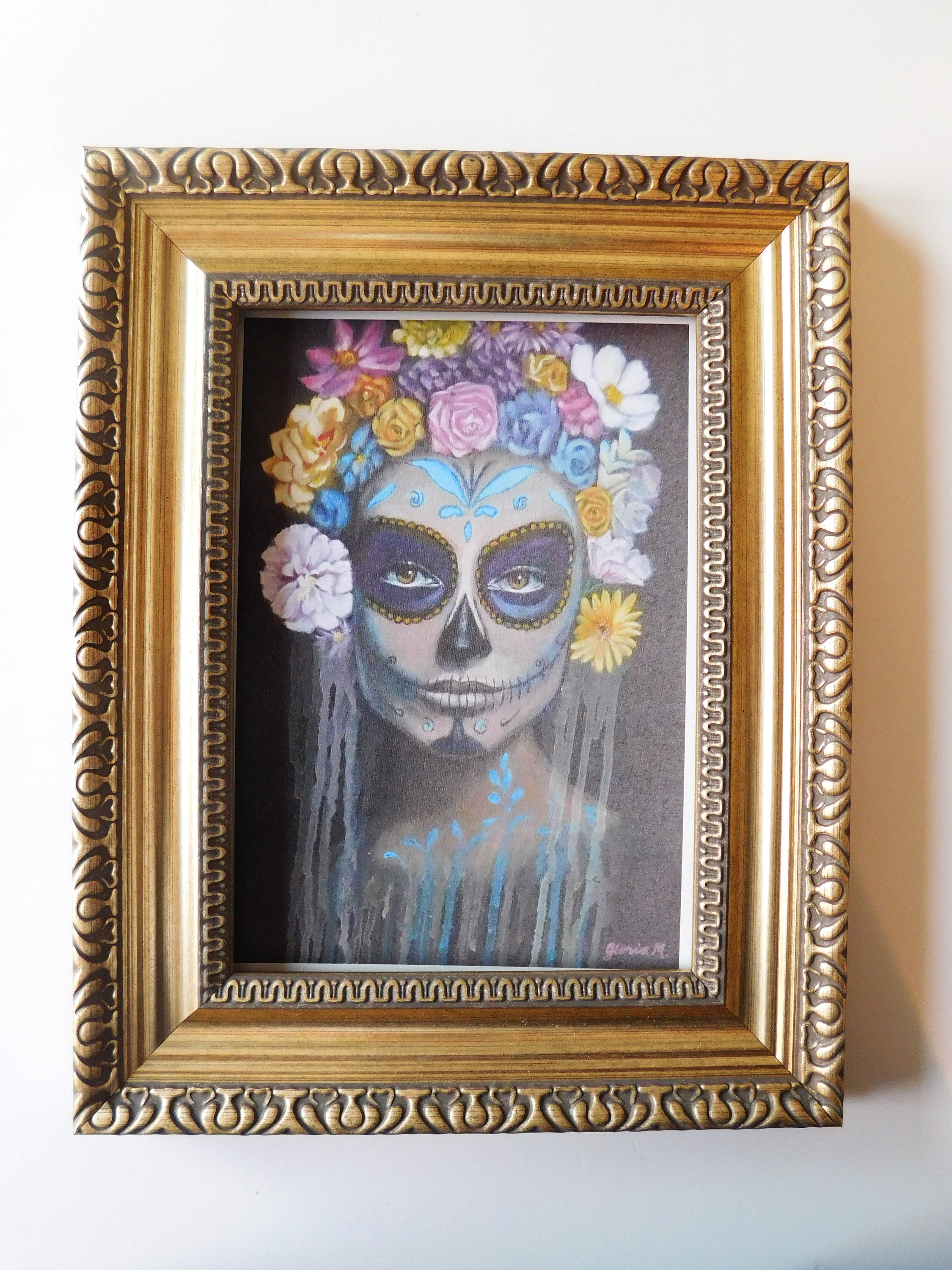 Catrina Art Print Mexican Art Day of the Dead - Etsy