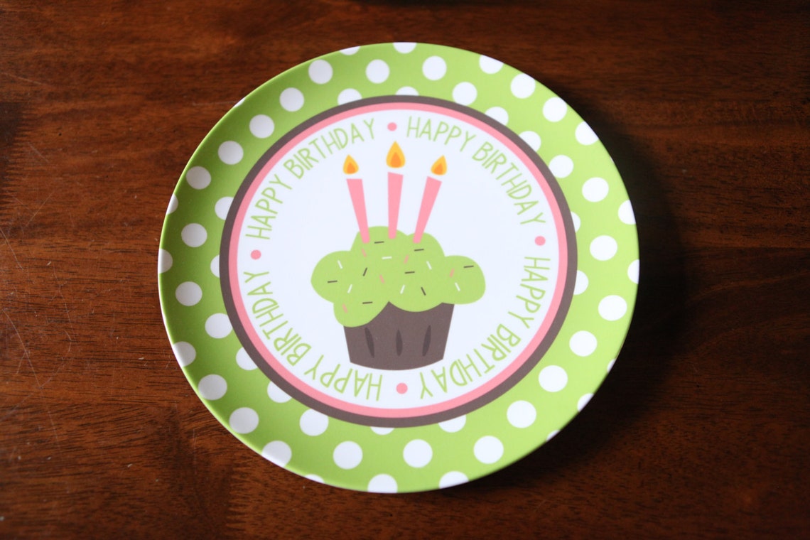 Personalized Melamine Plate Custom Birthday Special Day - Etsy