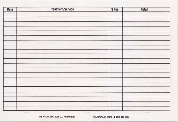 Esthetician Client Profile Binder With 100 Profile Cards A Z Index - Etsy