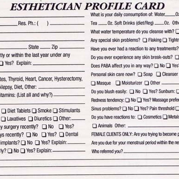 Client Profile Cards - Etsy