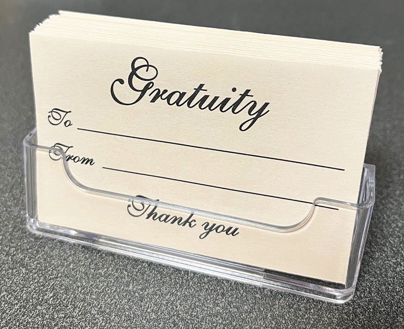 Gratuity Envelopes - Box of 200 - Increase Your Tips! - Etsy