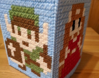 The Legend of Zelda Link Tissue Box PATTERN ONLY - Etsy