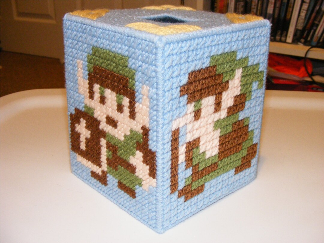 The Legend of Zelda Link Tissue Box PATTERN ONLY - Etsy