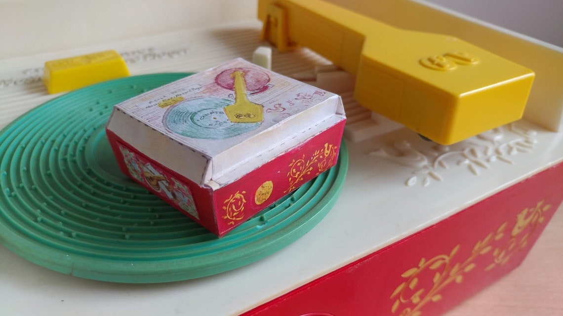 Fisher Price Record Player Music Box Paper Model Printable - Etsy