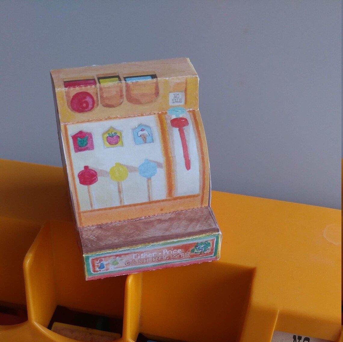 Fisher Price Cash Register Paper Model Printable | Etsy