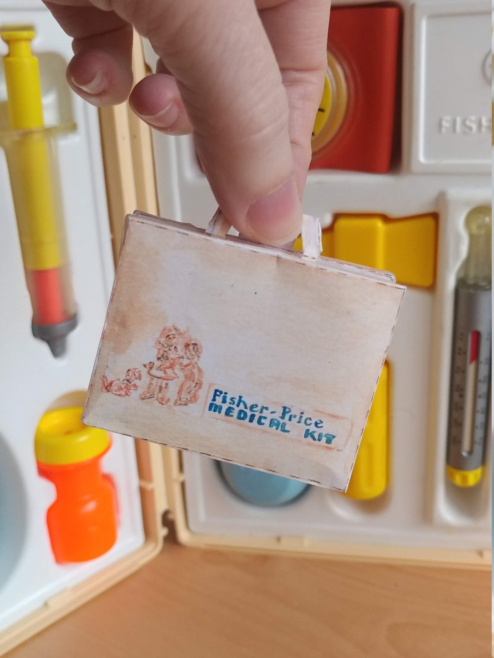 Fisher Price Medical Kit Paper Model Printable - Etsy