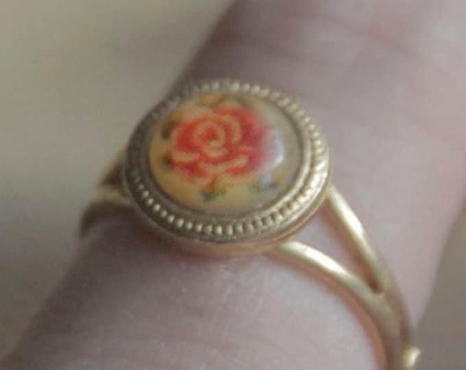 Vintage Avon Rose Ring for Girls - Etsy