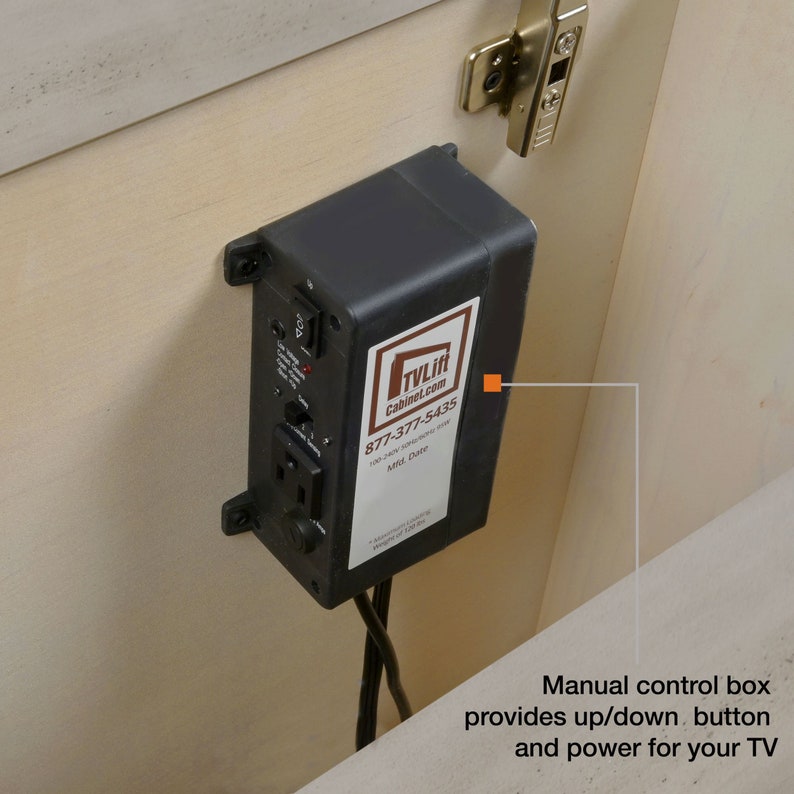 Clubside Farmhouse Finish TV Lift Cabinet - Etsy