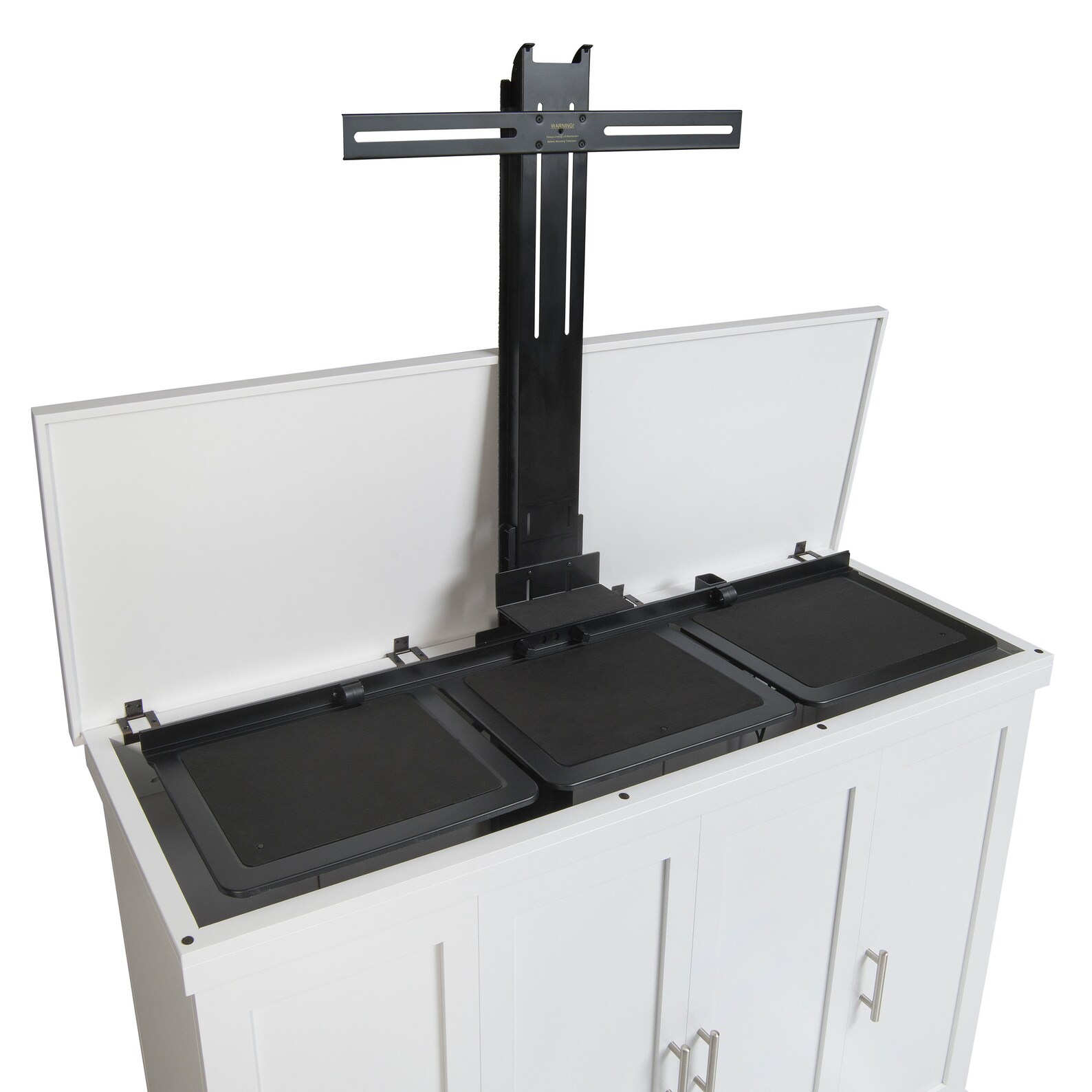 Linton TV Lift Cabinet in White - Etsy