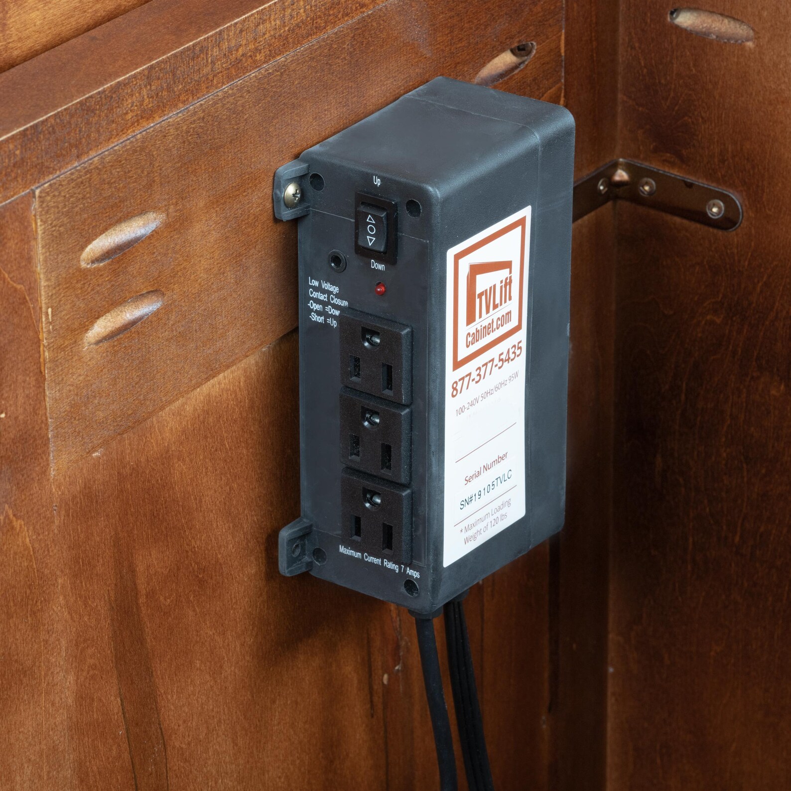 Linton TV Lift Cabinet in Caramel - Etsy