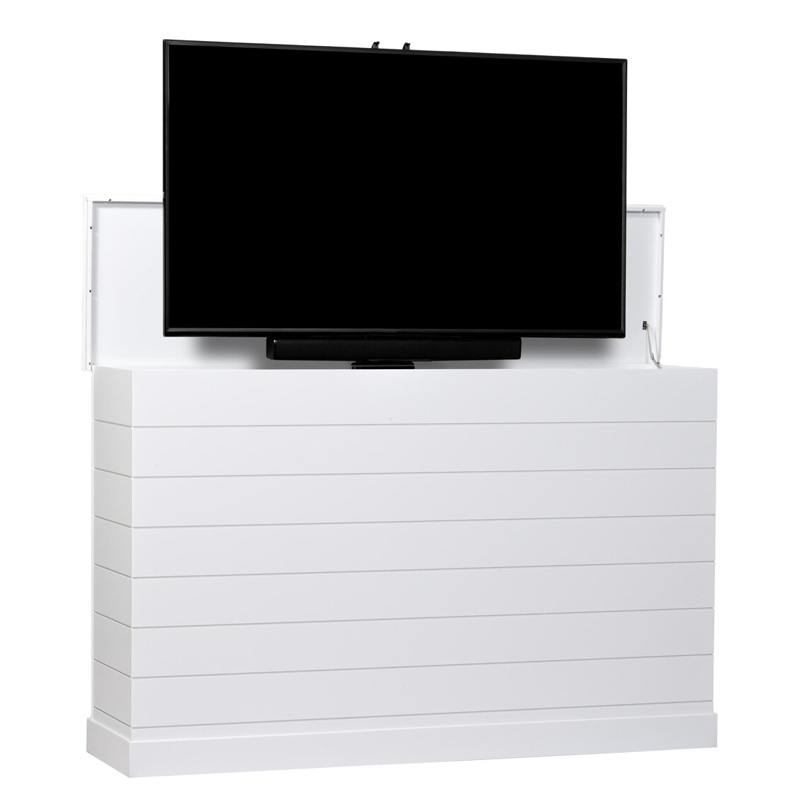 Outdoor Ship Lap TV Lift Cabinet in White Finish - Etsy