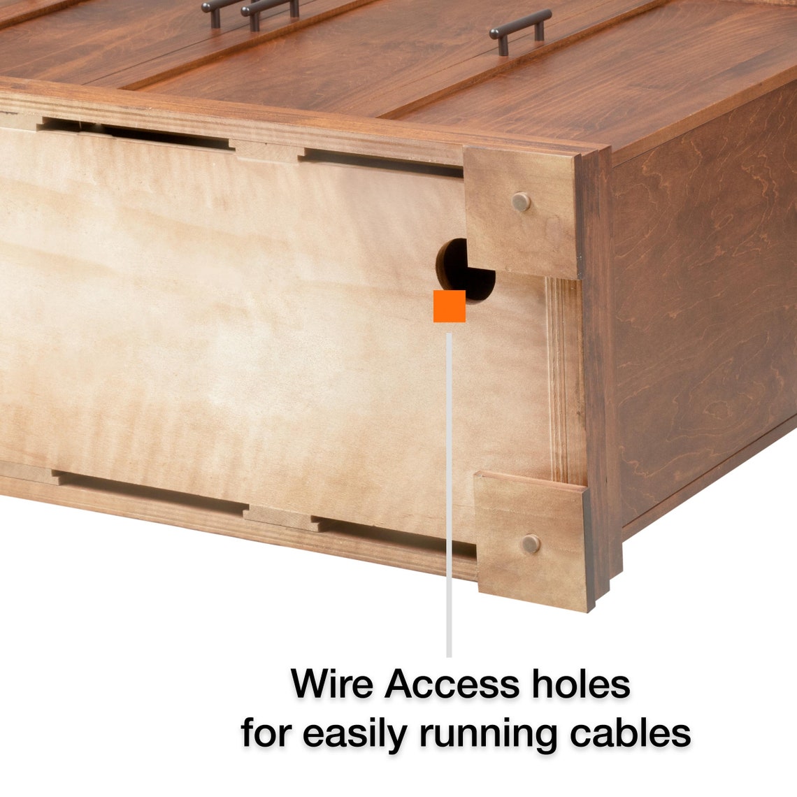 Linton TV Lift Cabinet in Caramel - Etsy