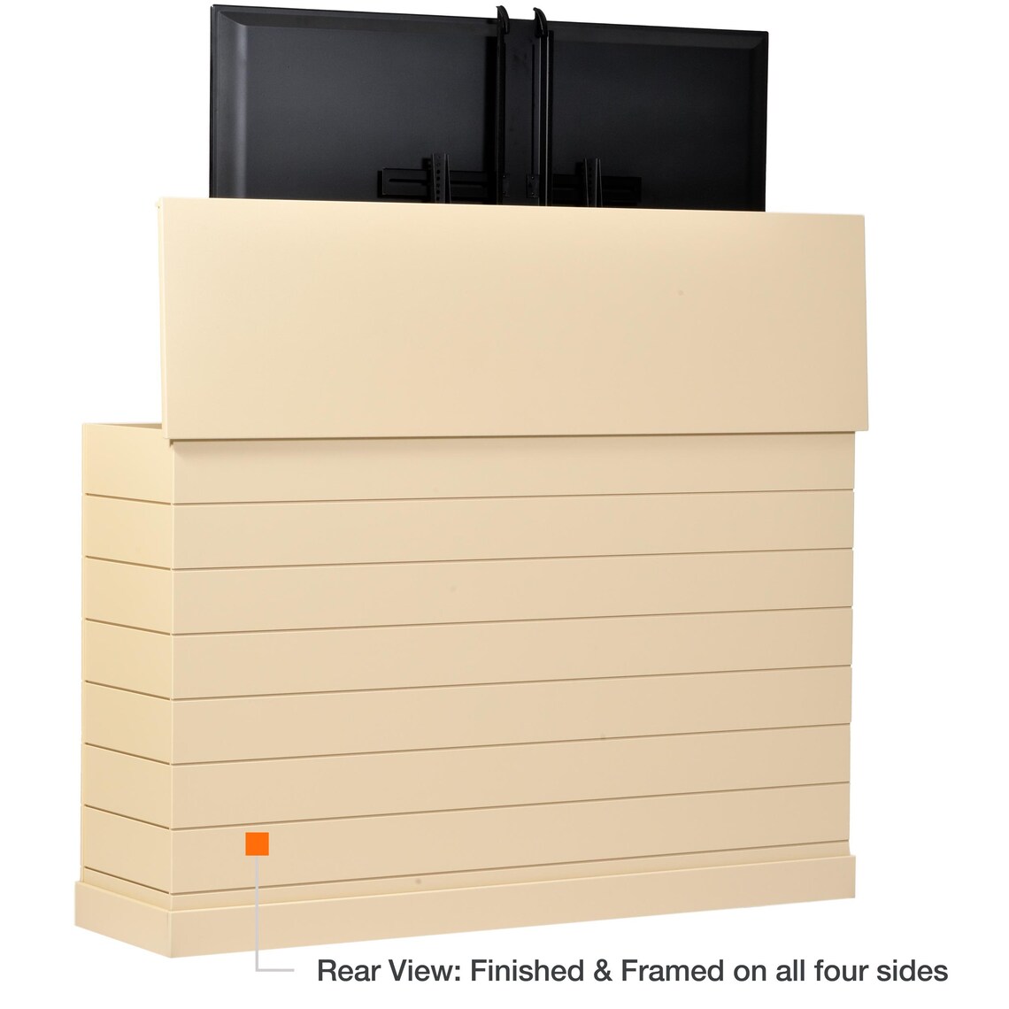 Outdoor Ship Lap TV Lift Cabinet in Sandshade - Etsy