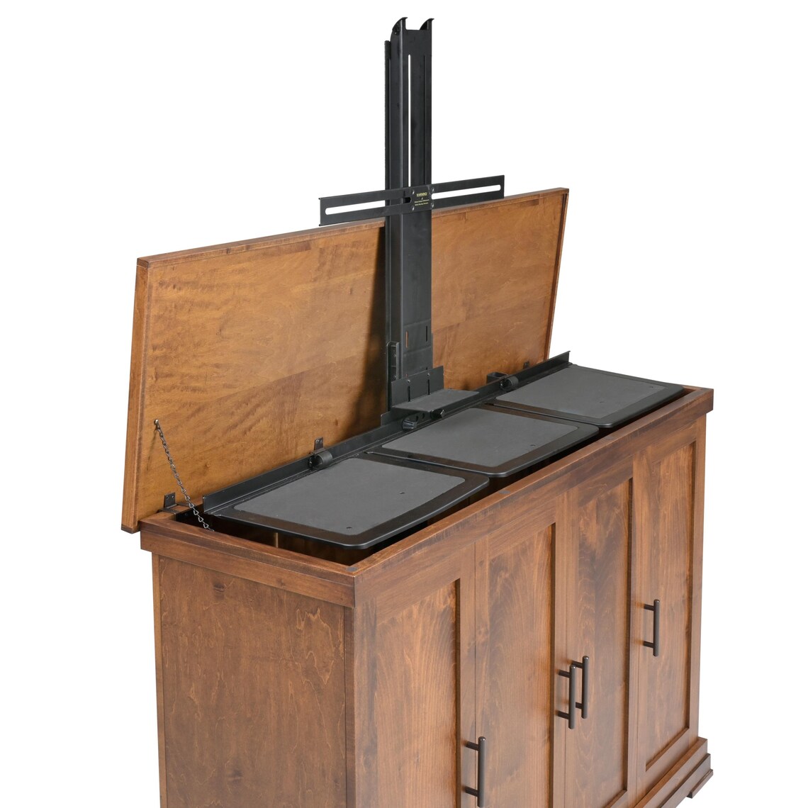 Linton TV Lift Cabinet in Caramel - Etsy