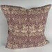 William Morris Brer Rabbit Cushion Cover red - Etsy